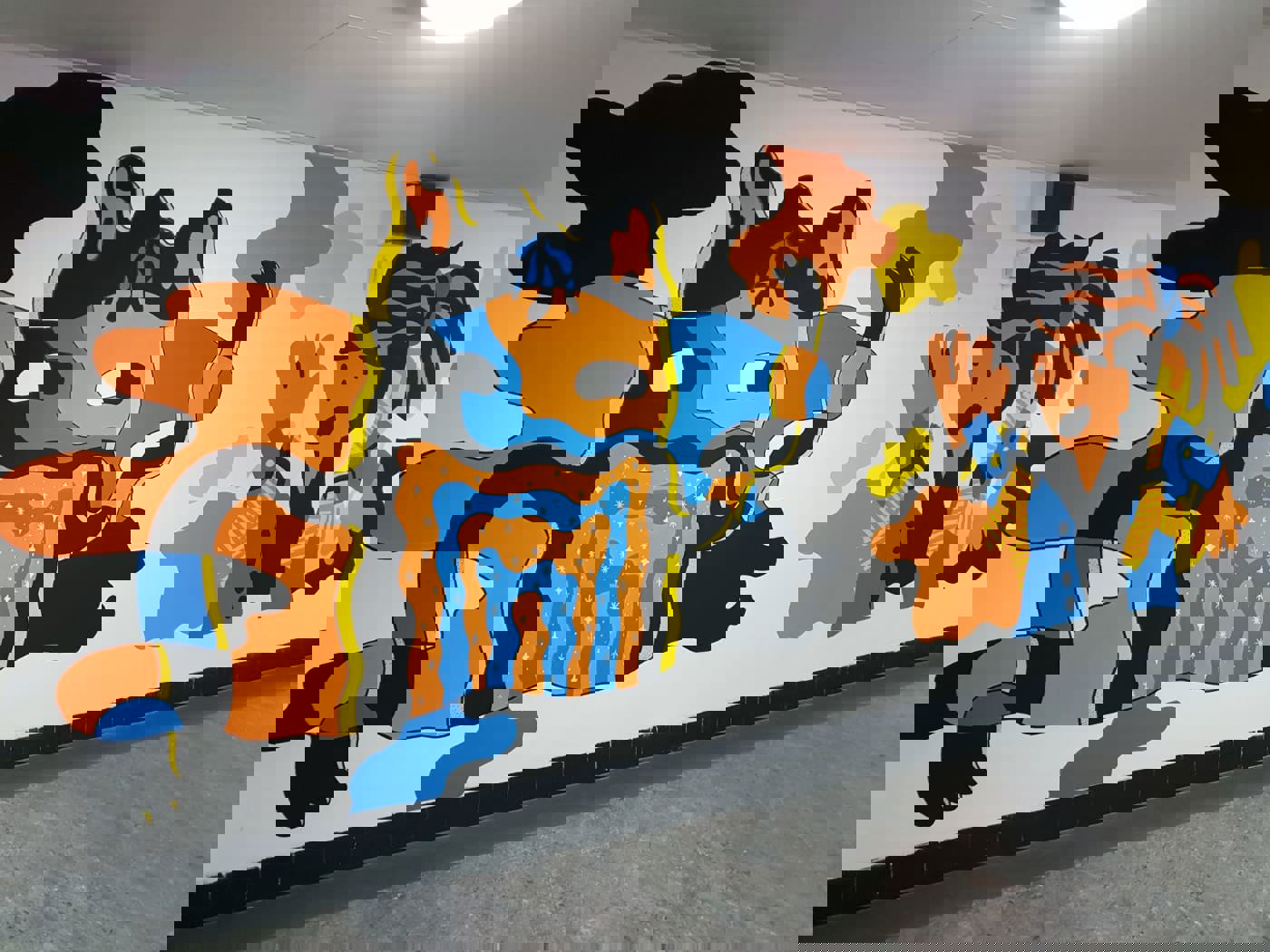 Rotterdam | Designcollege | Streetart | Op school