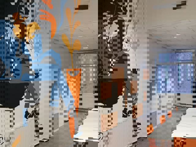 Rotterdam | Designcollege | Streetart | Op school